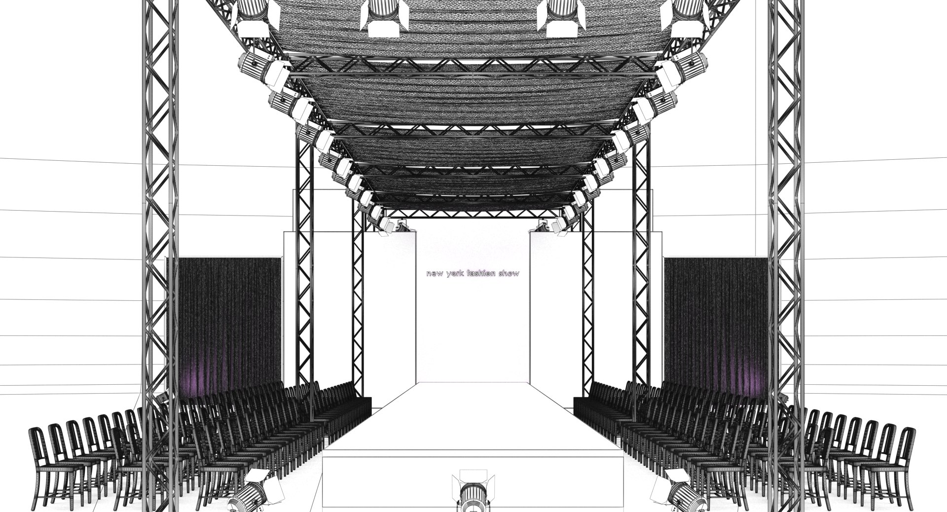 Catwalk Realistic 3D Model - TurboSquid 1368937