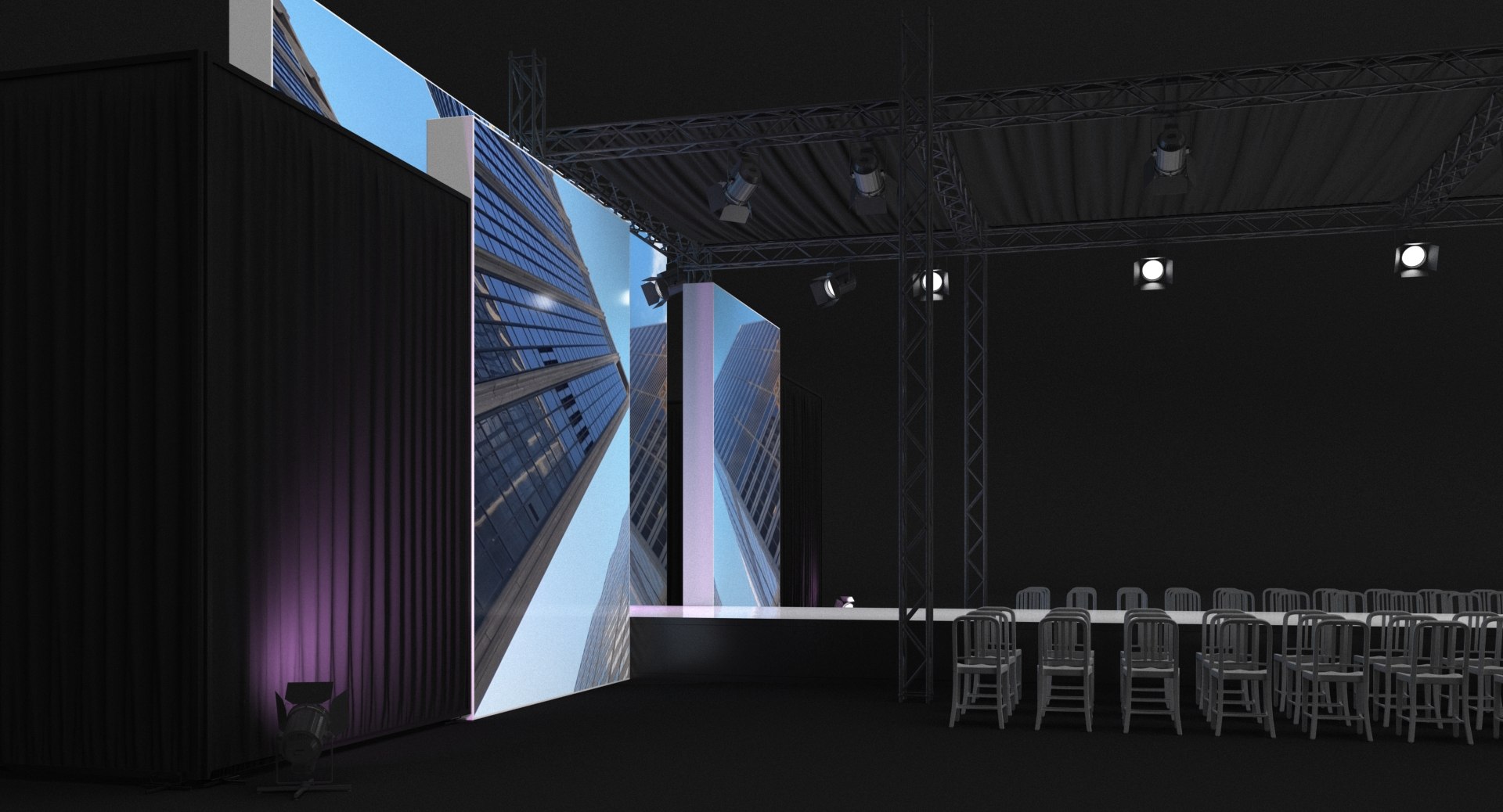 Catwalk Realistic 3D Model - TurboSquid 1368937