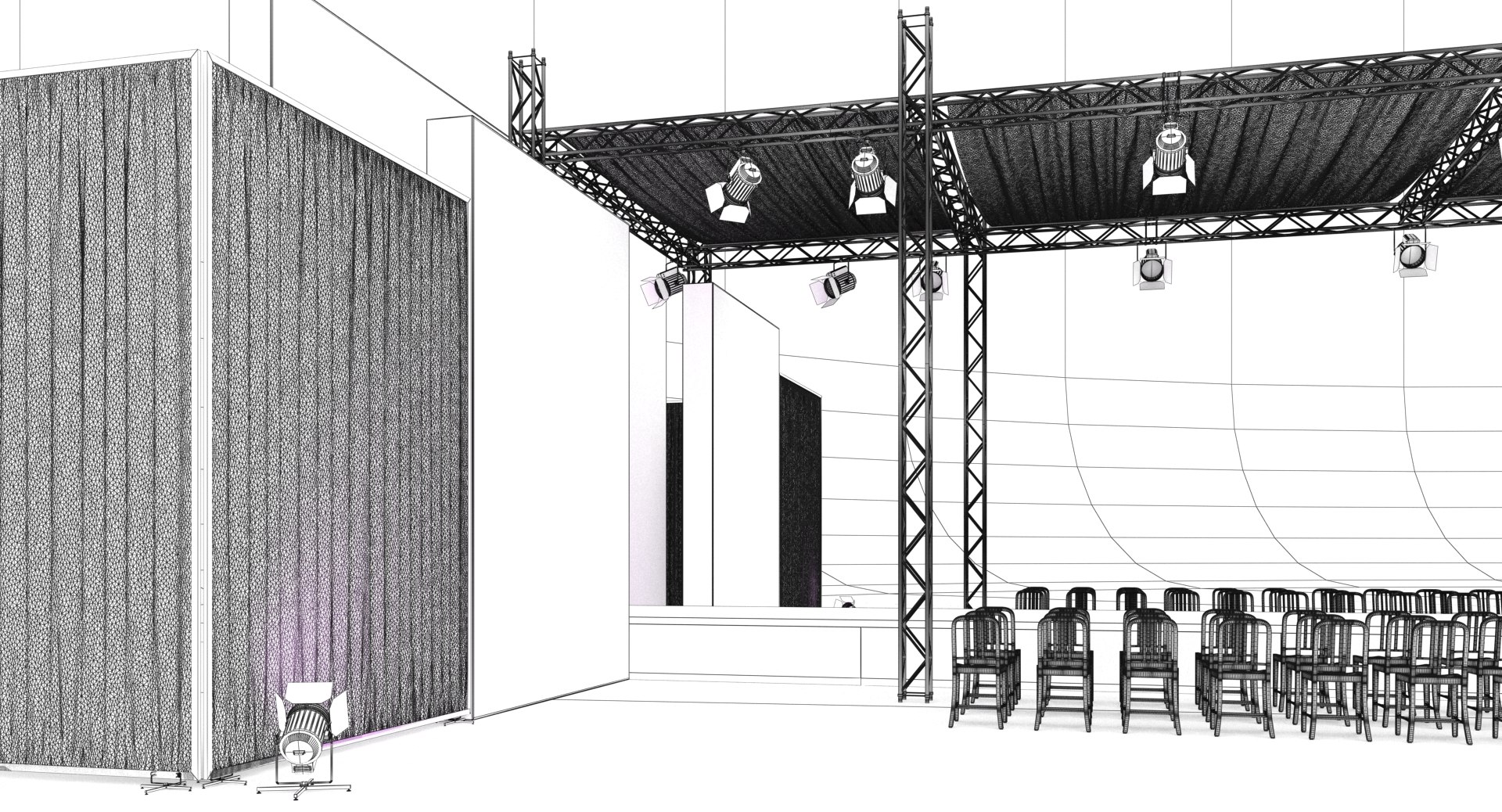 Catwalk Realistic 3D Model - TurboSquid 1368937