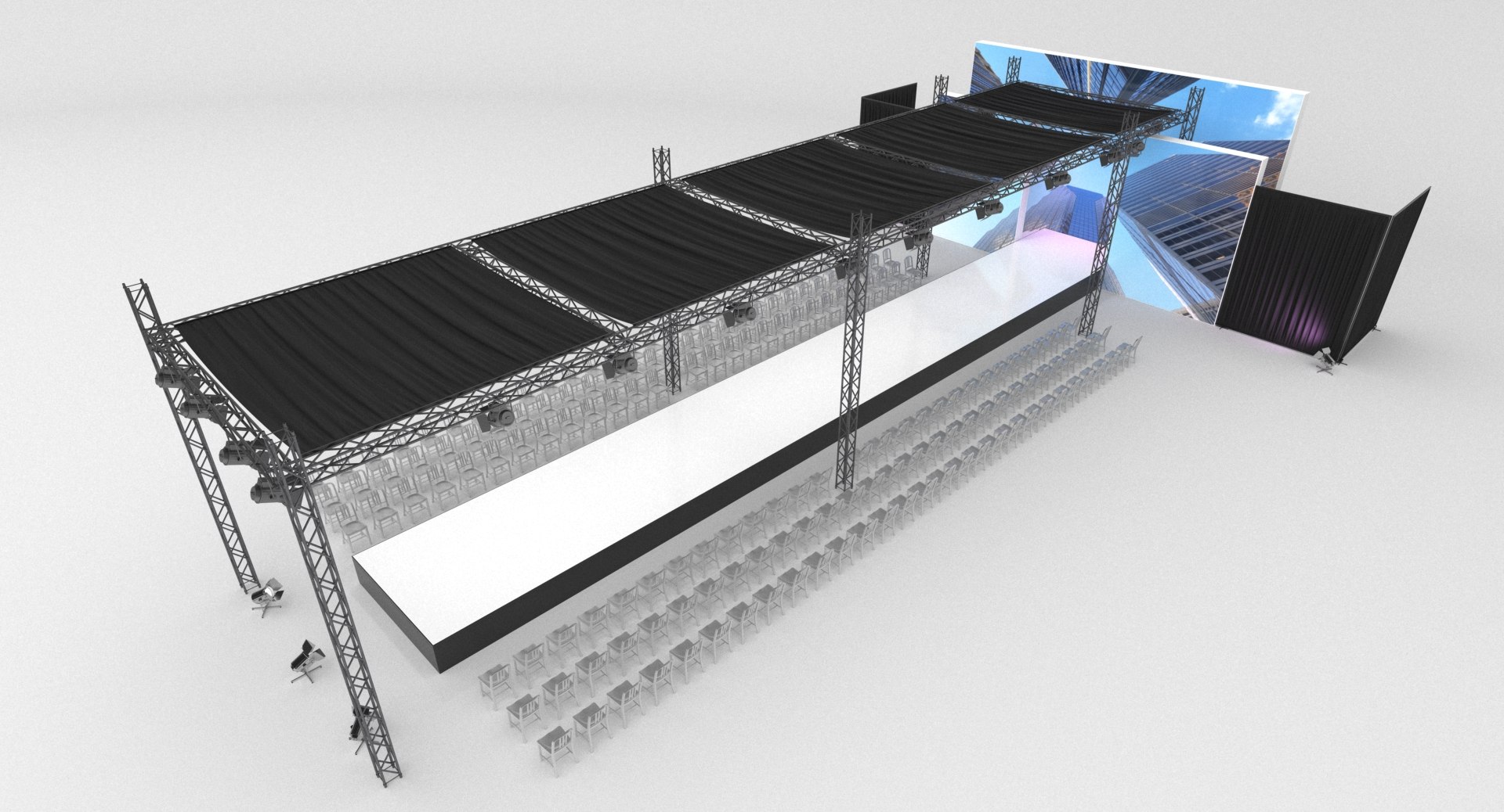 Catwalk Realistic 3D Model - TurboSquid 1368937