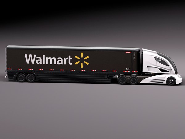 3d 2015 walmart truck model