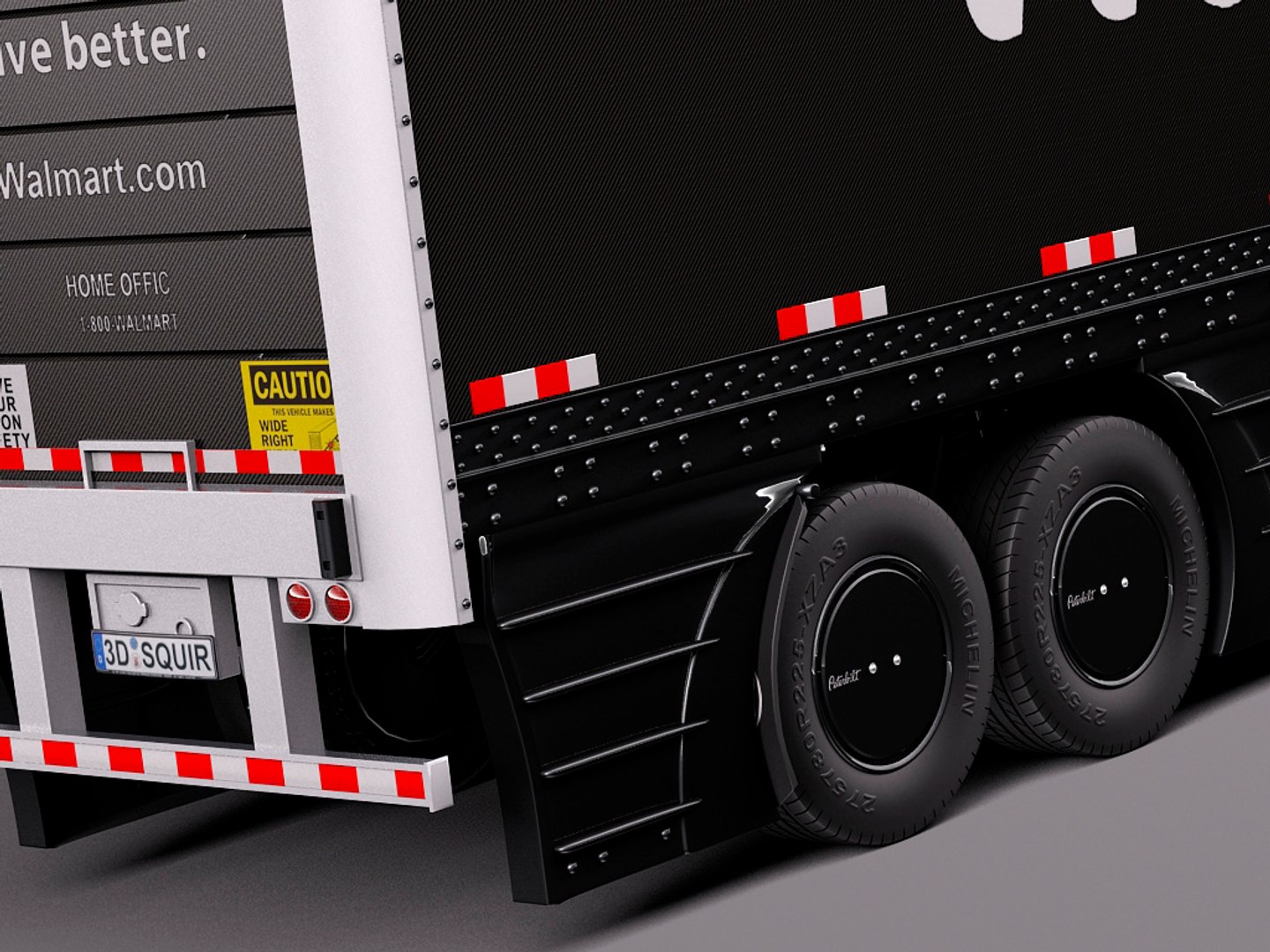 3d 2015 walmart truck model