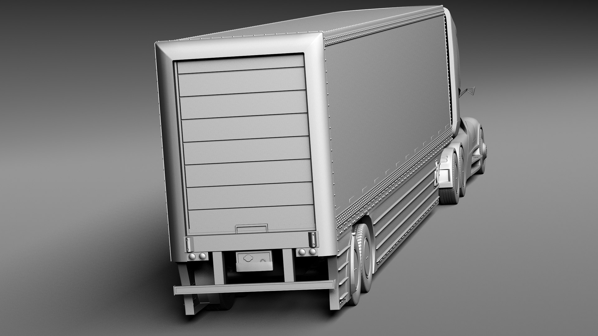 3d 2015 Walmart Truck Model