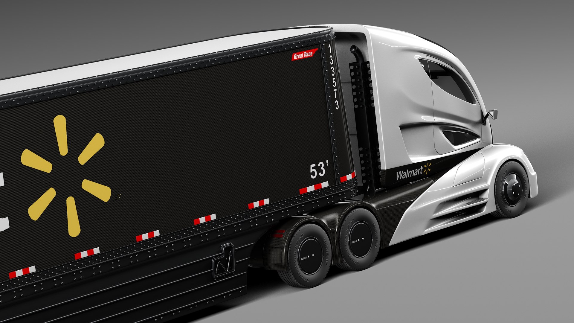 3d 2015 Walmart Truck Model