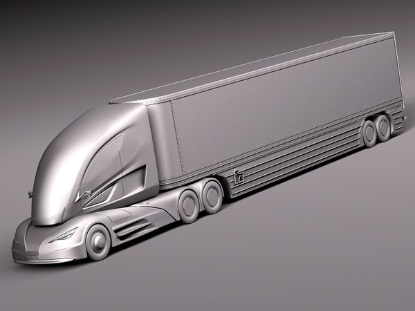 3d 2015 walmart truck model