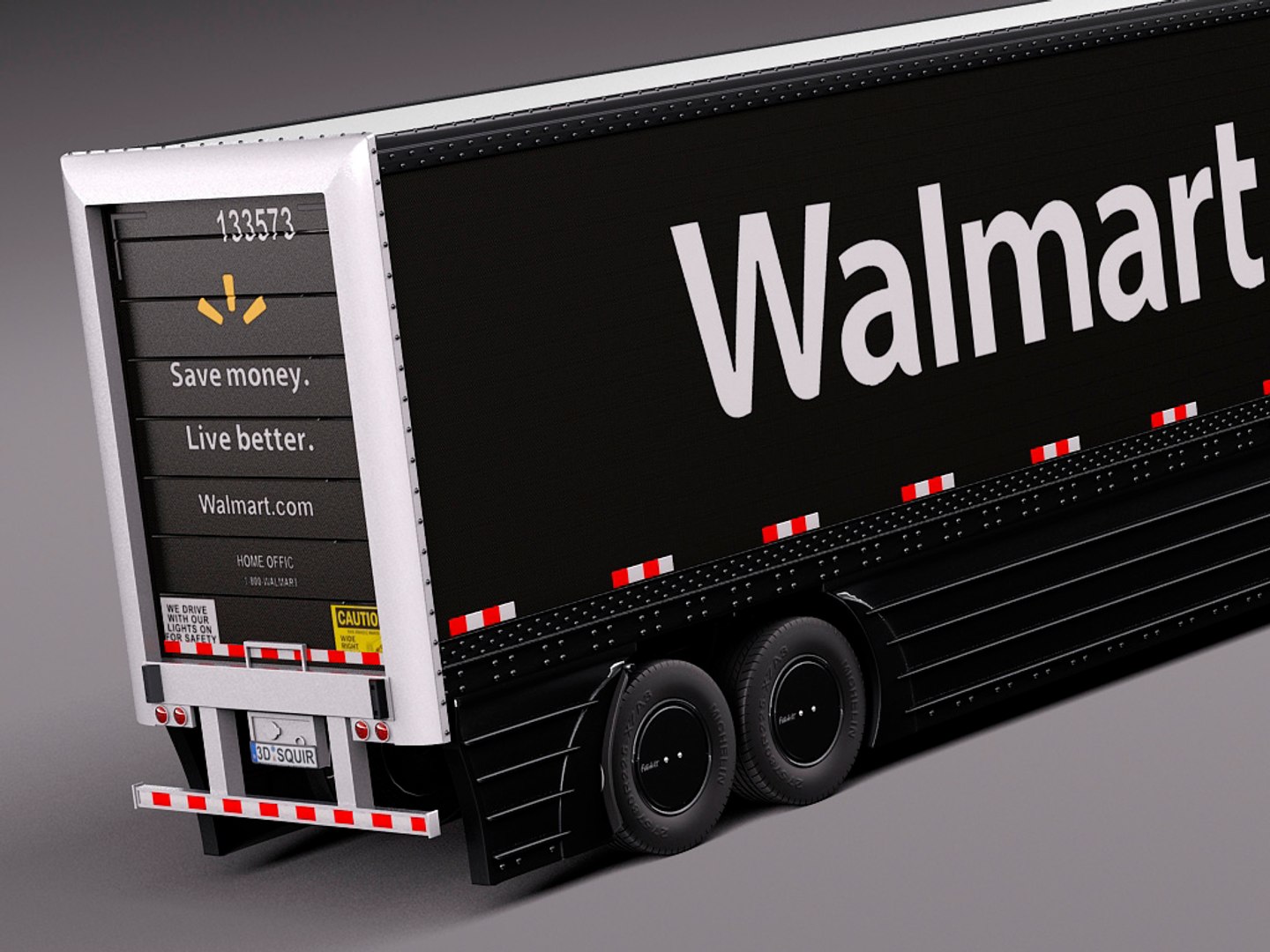 3d 2015 walmart truck model