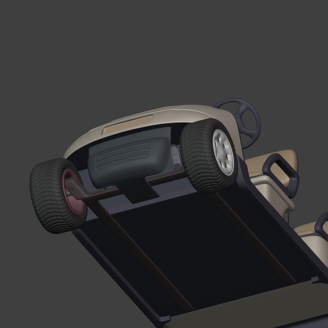 Electric Utility Cart 3D Model - TurboSquid 2073482