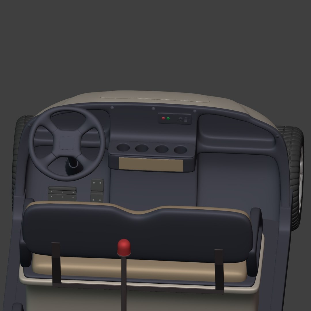 Electric Utility Cart 3D Model - TurboSquid 2073482