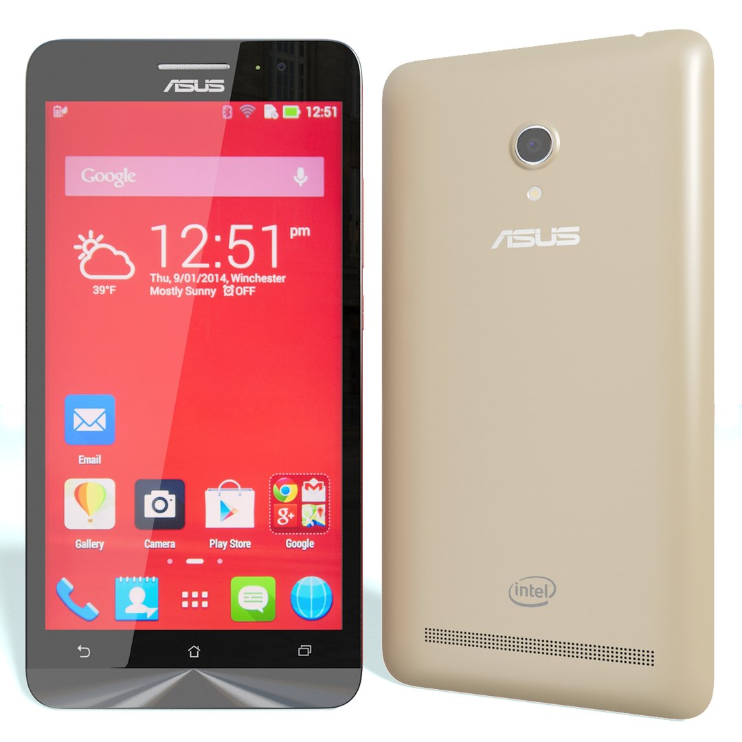 3d Model Realistic Asus Zenfone 6