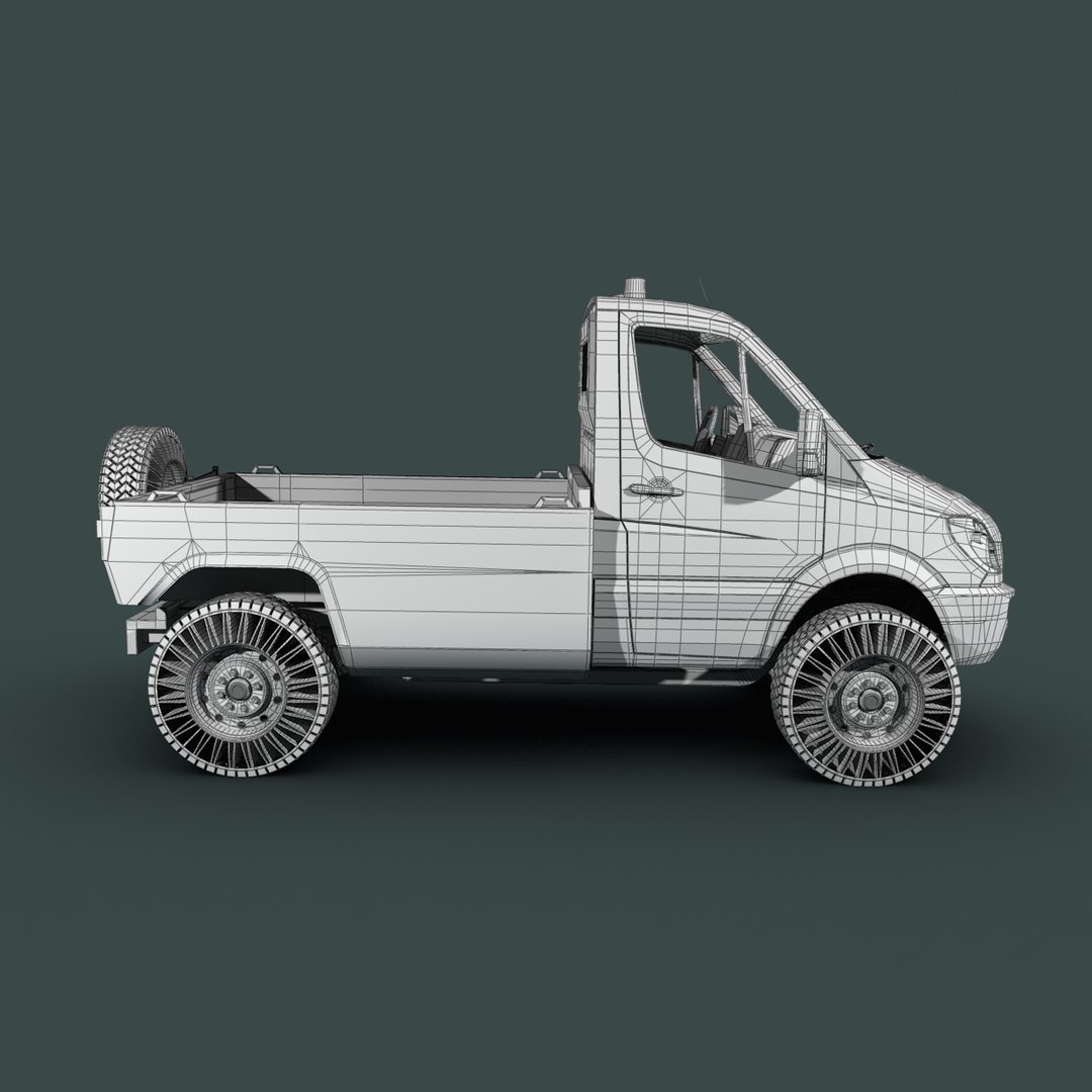 3d Mercedes-benz Sprinter 4x4 Mercedes Model