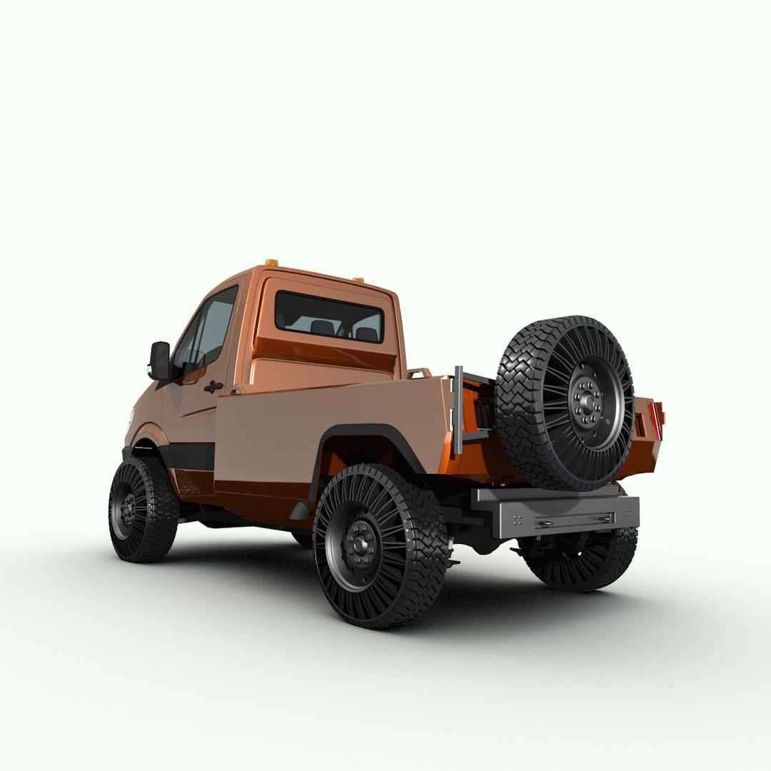 3d Mercedes-benz Sprinter 4x4 Mercedes Model