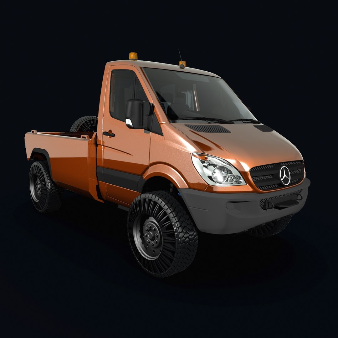 3d Mercedes-benz Sprinter 4x4 Mercedes Model
