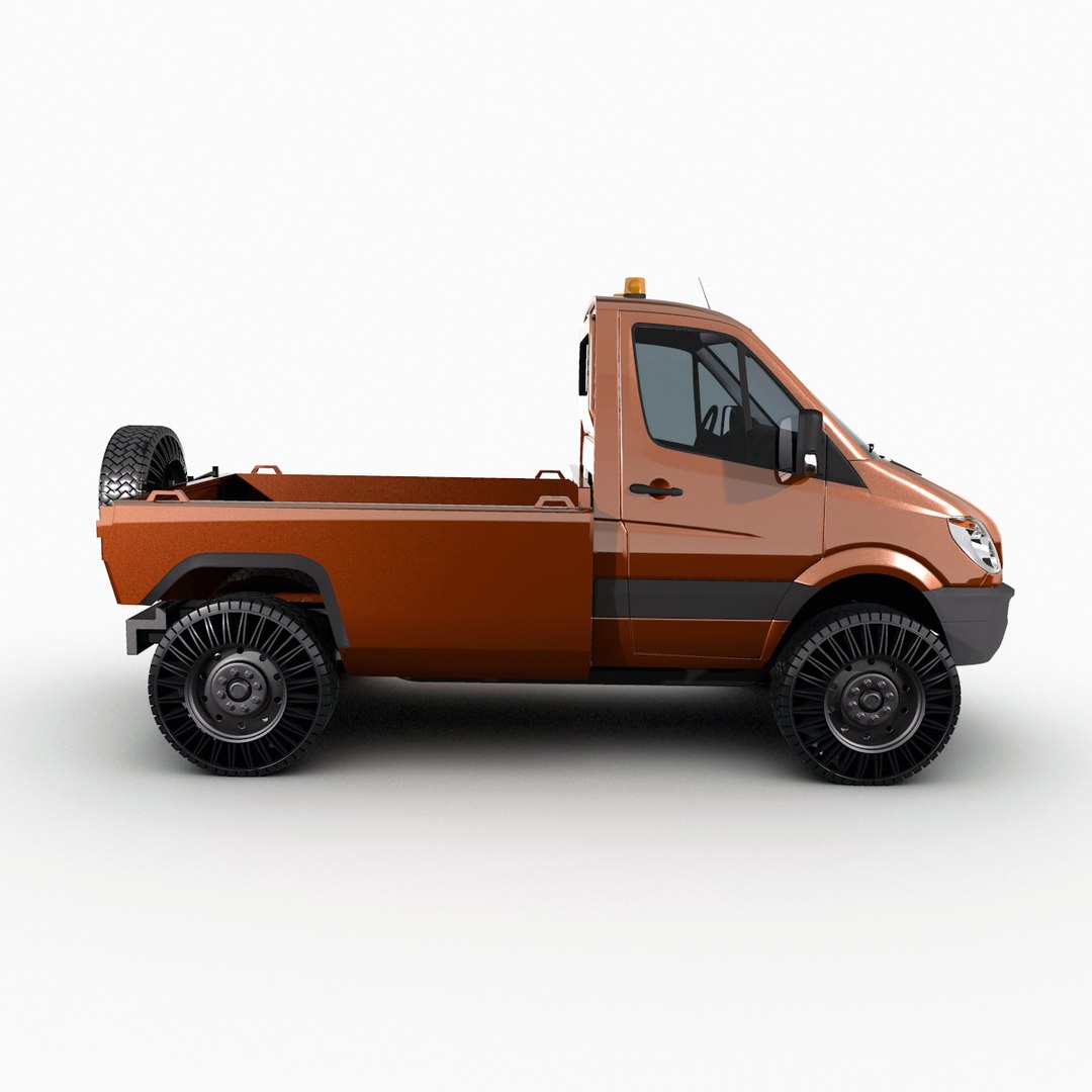 3d Mercedes-benz Sprinter 4x4 Mercedes Model