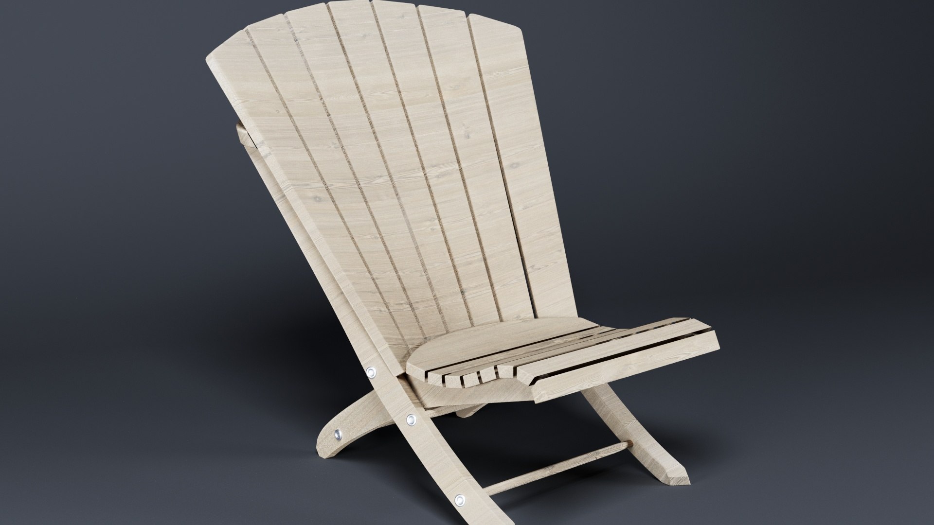 Simple Adirondack Chair 3D - TurboSquid 1437195