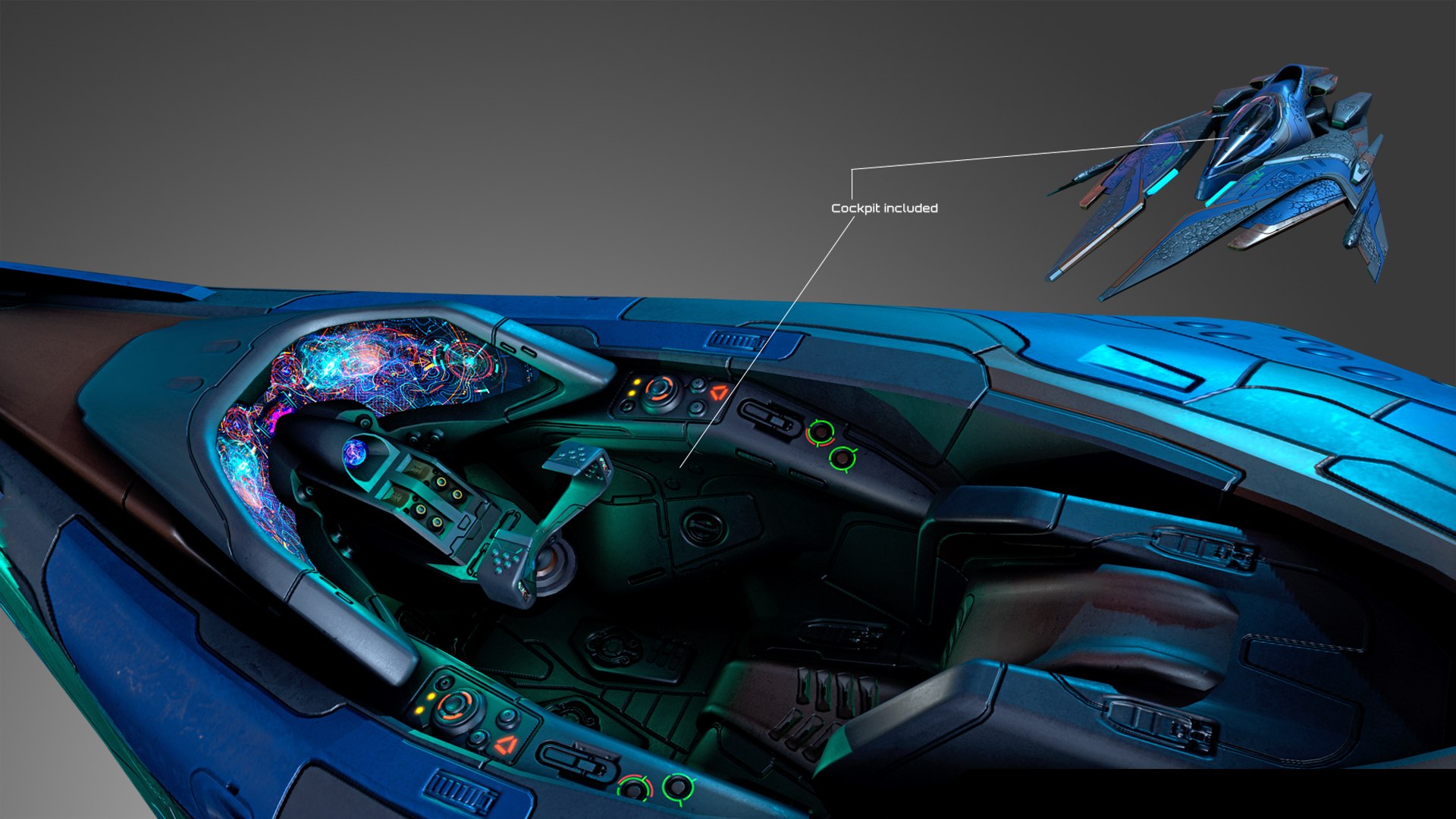 Modular Alien Fighter Vehicle 3D Model - TurboSquid 1518983