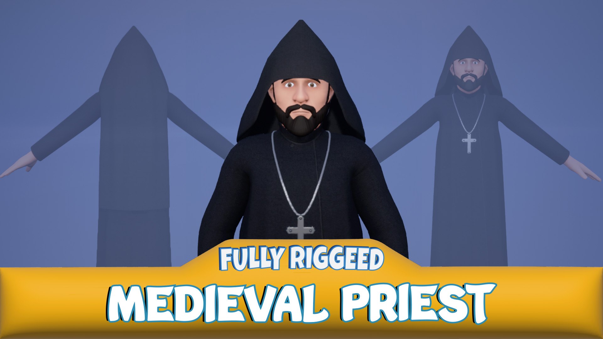 3D Priest - TurboSquid 2314050