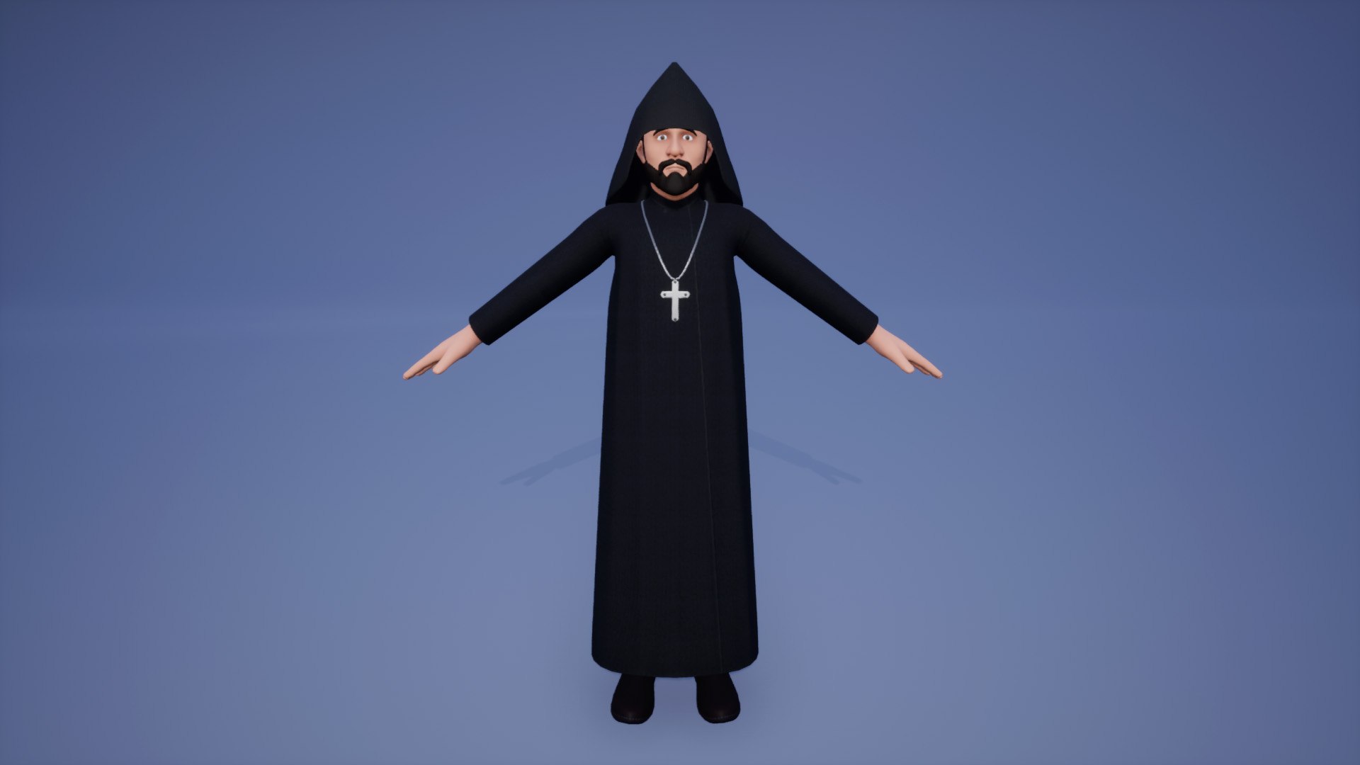 3D Priest - TurboSquid 2314050
