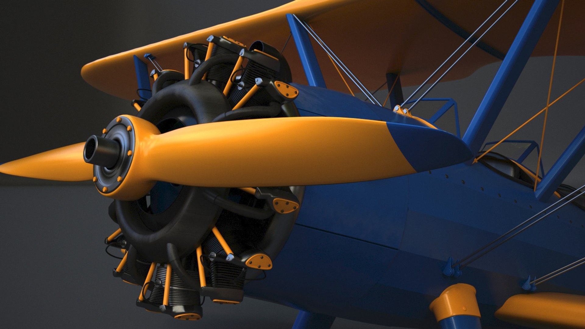 Biplane Obj