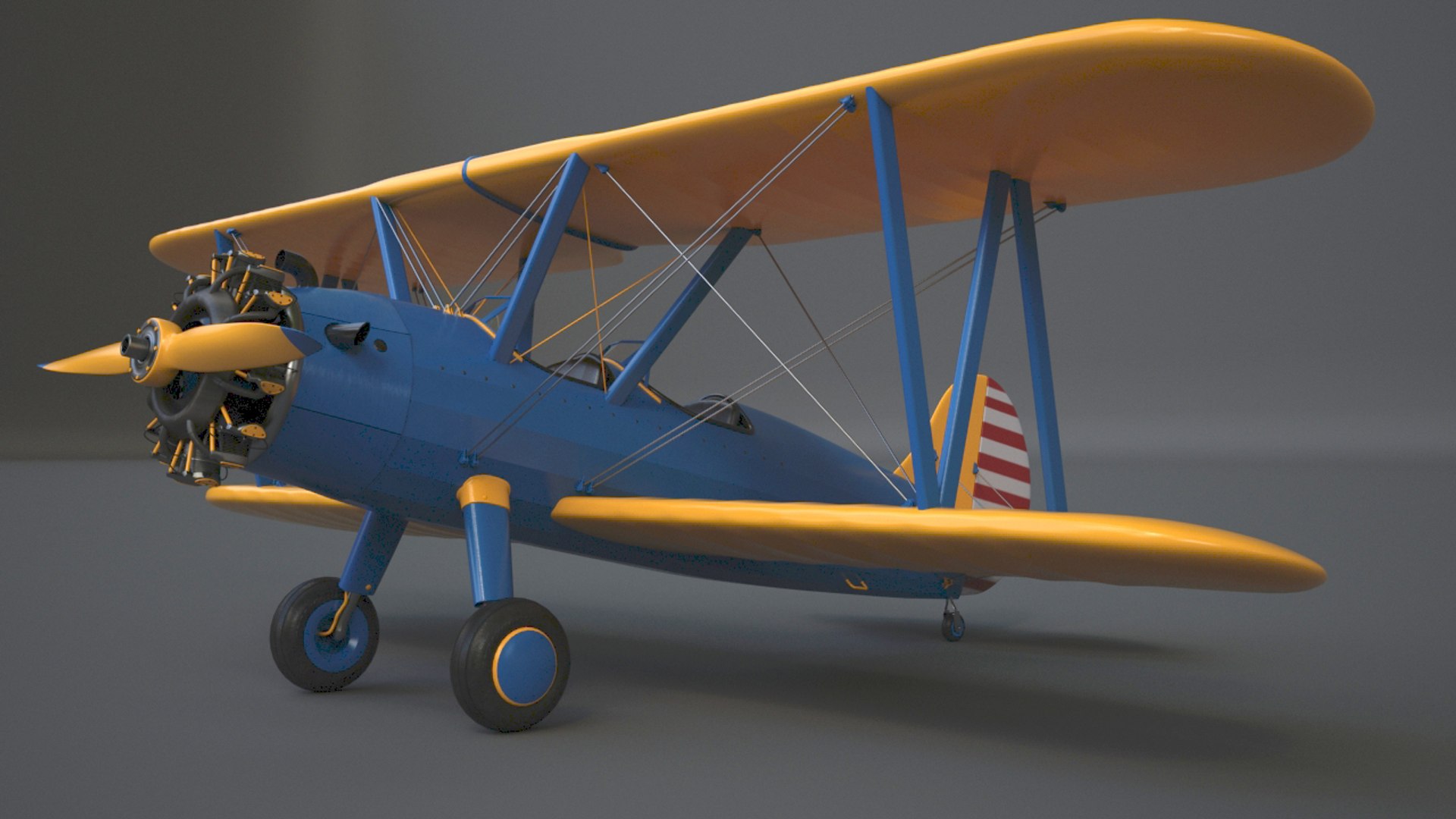 Biplane Obj