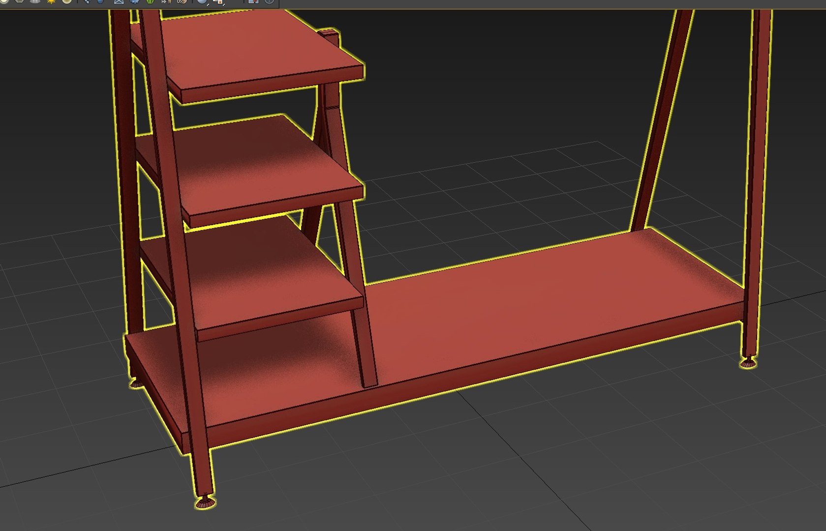 3D clothing rack - TurboSquid 1260969