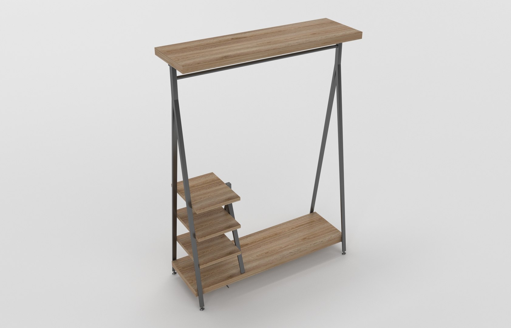 3D clothing rack - TurboSquid 1260969