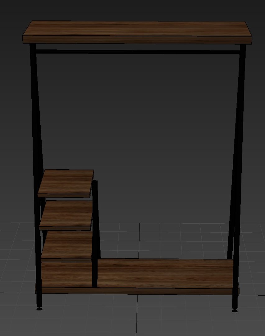 3D clothing rack - TurboSquid 1260969