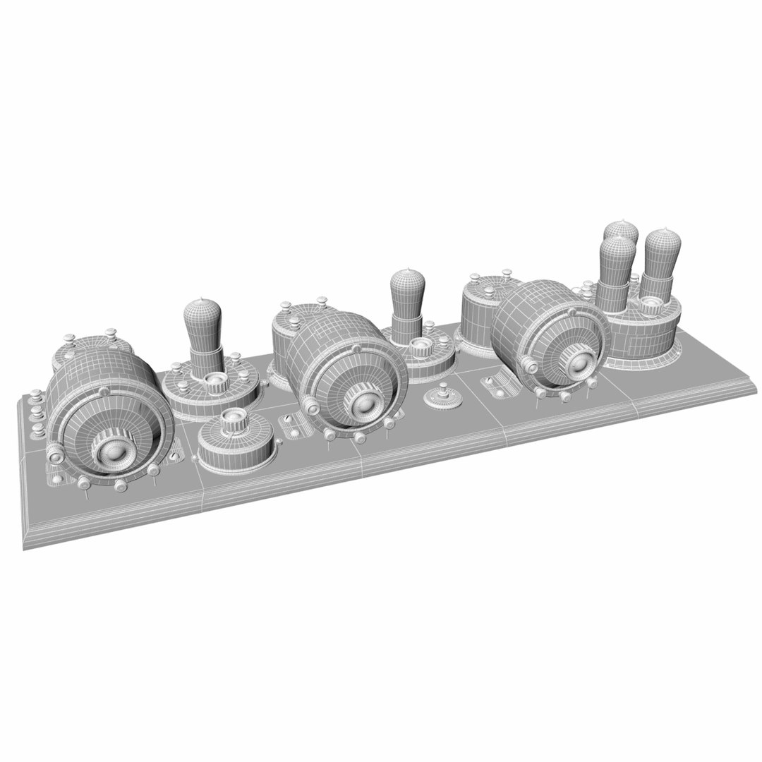 Set Atwater Kent Radio Model - TurboSquid 1593175