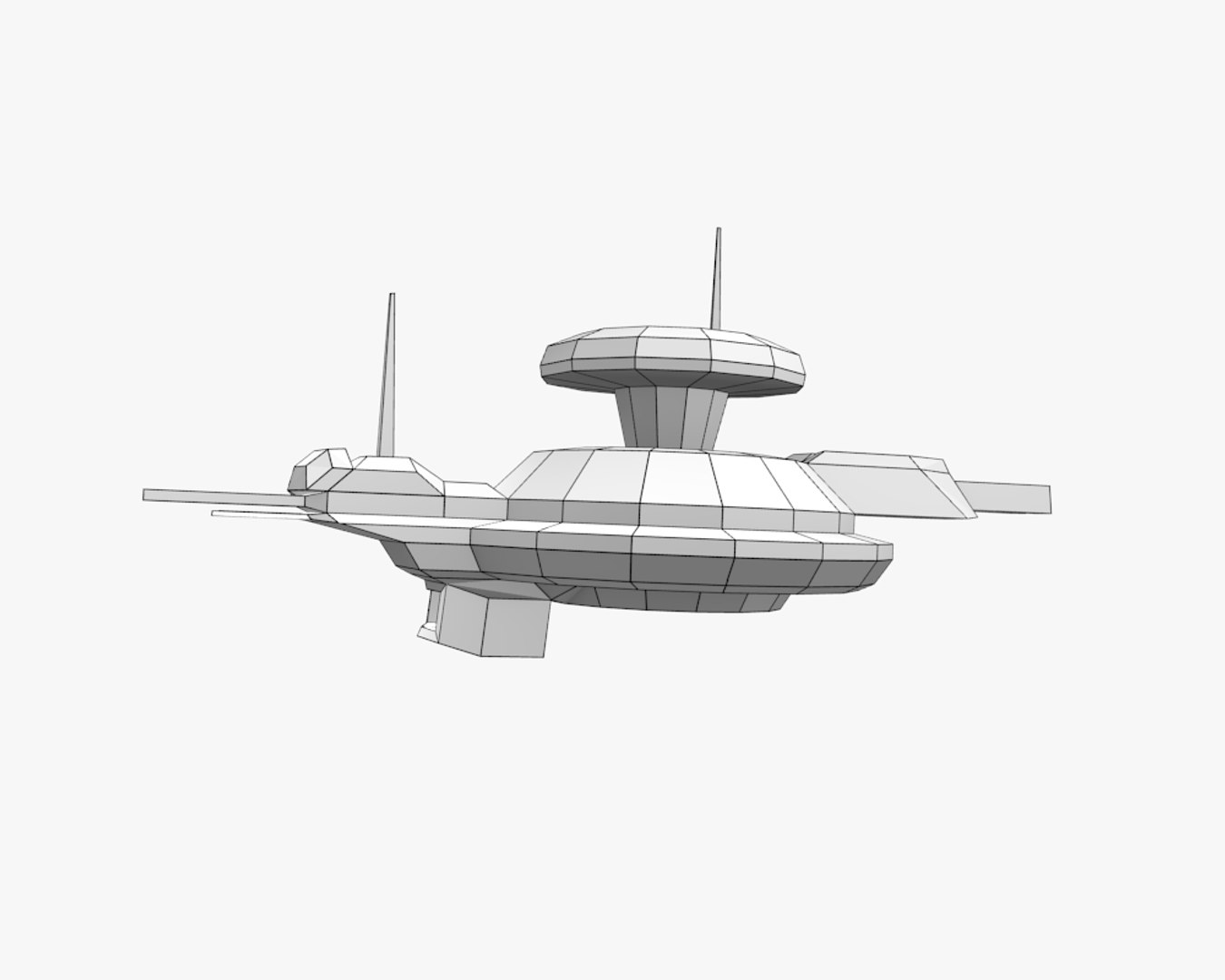 Sci-fi space observatory 3D - TurboSquid 1421922