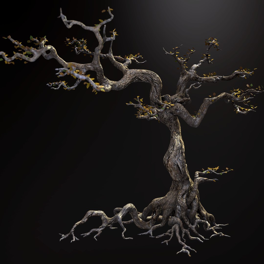 Scary Tree 3d Model
