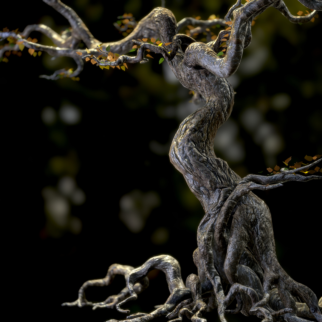 scary tree 3d model