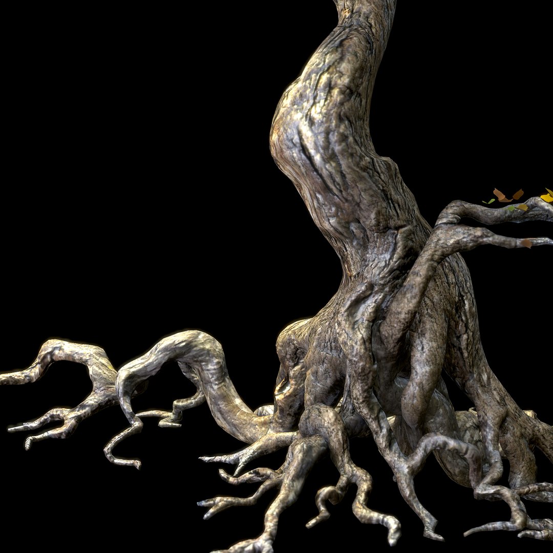 Scary Tree 3d Model