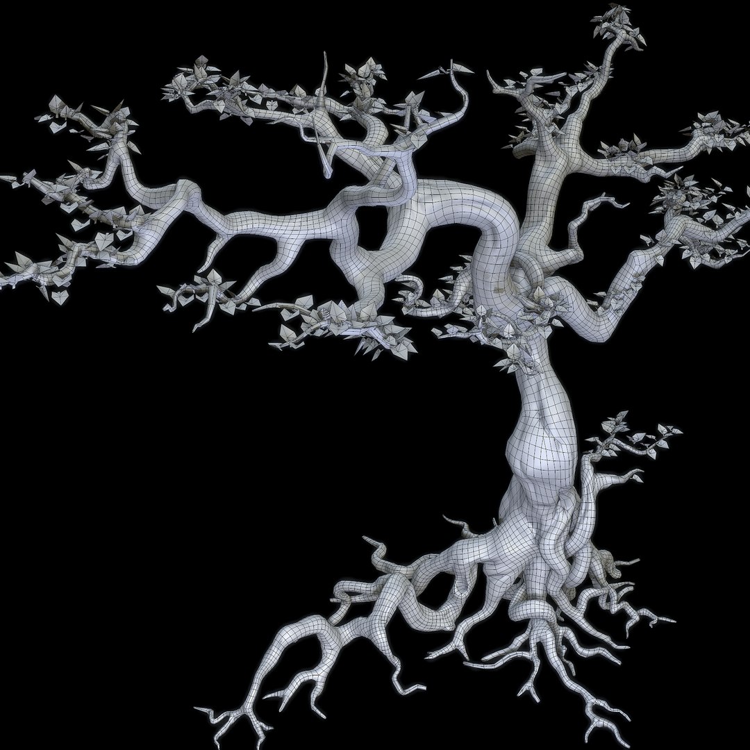 Scary Tree 3d Model