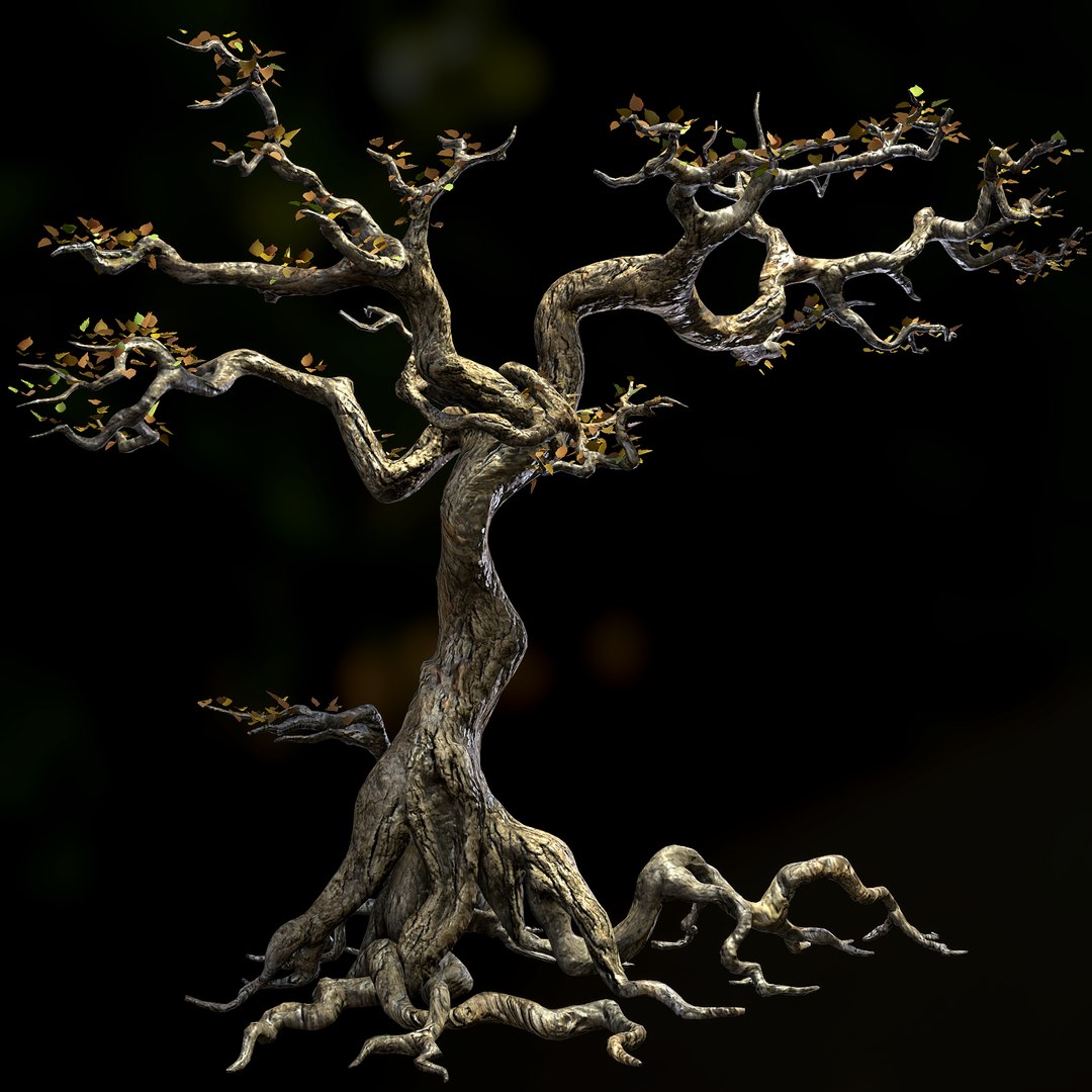 Scary Tree 3d Model
