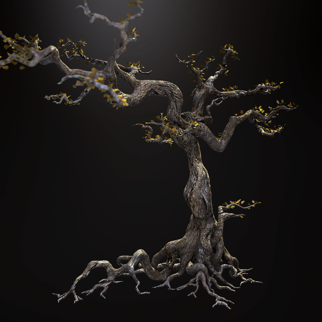 Scary Tree 3d Model