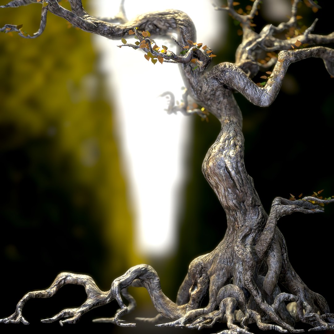 Scary Tree 3d Model