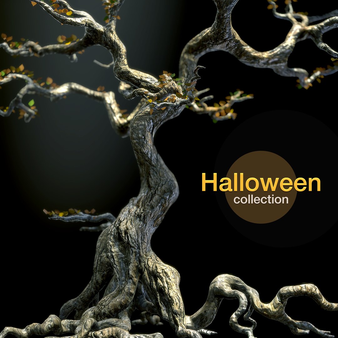 Scary Tree 3d Model