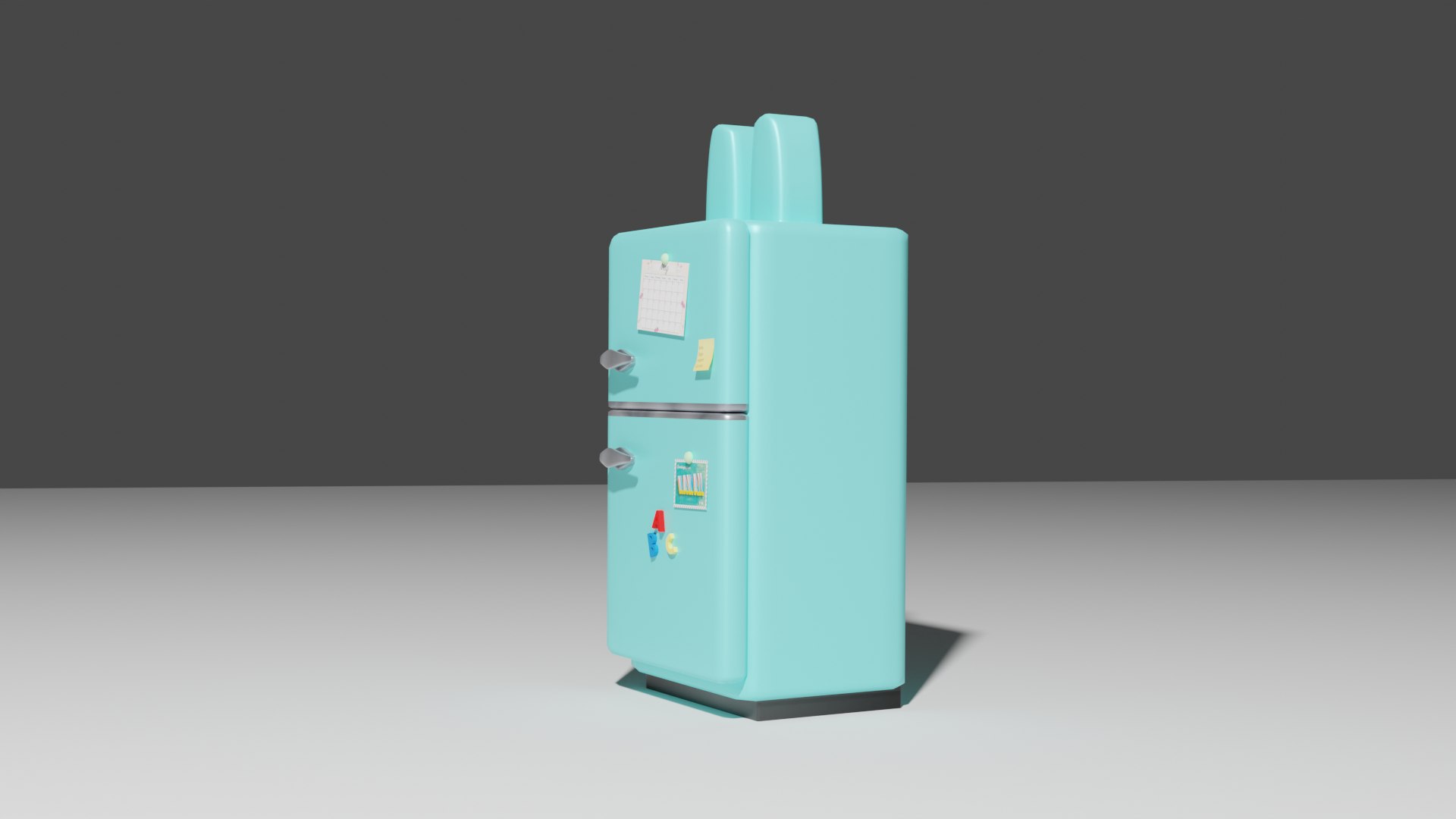Blue Bunny Fridge 3D - TurboSquid 2081869