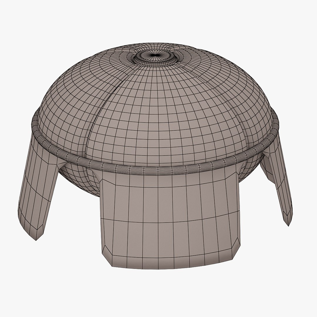 3d pouf model