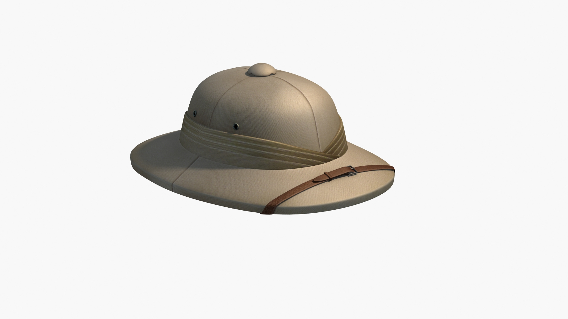 Retro Pith Helmet 3ds
