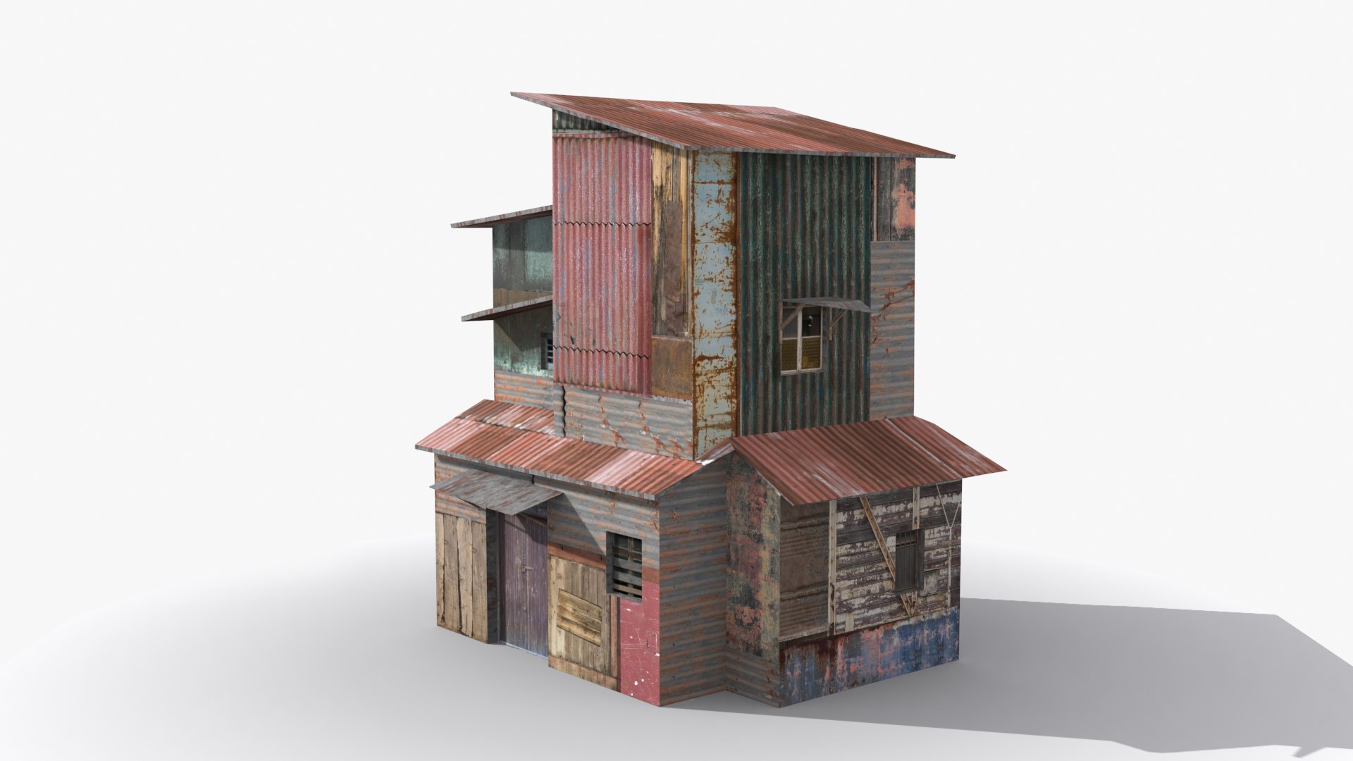 Slum X22 3D Model - TurboSquid 2009613