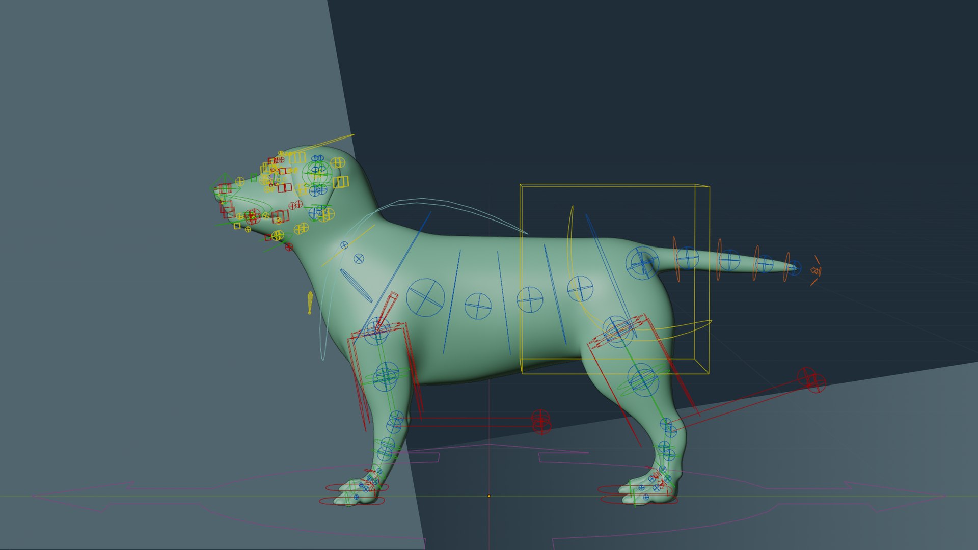 Dog 3D Cartoon Rigged Model - Blender 3D - TurboSquid 2222124