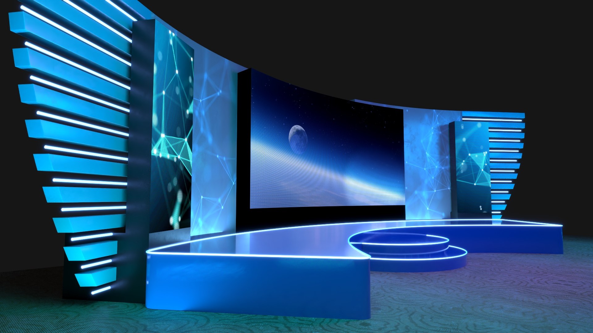 3D Stage Wings - TurboSquid 2164377