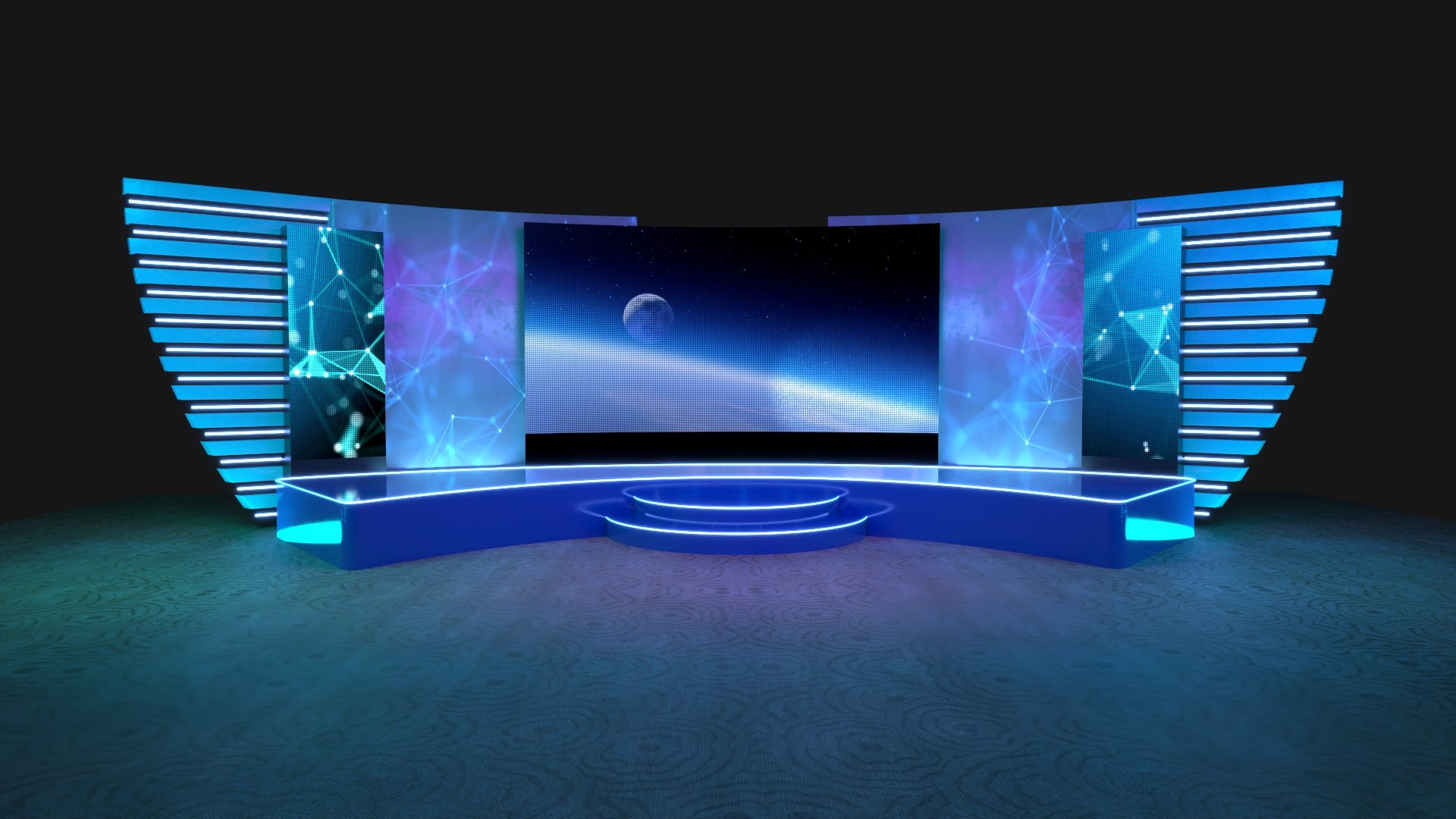 3D Stage Wings - TurboSquid 2164377