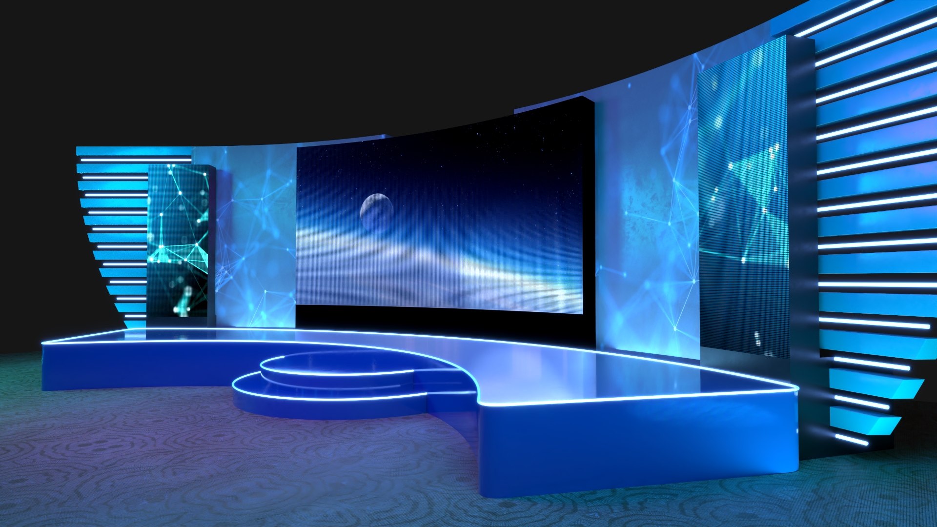 3D Stage Wings - TurboSquid 2164377