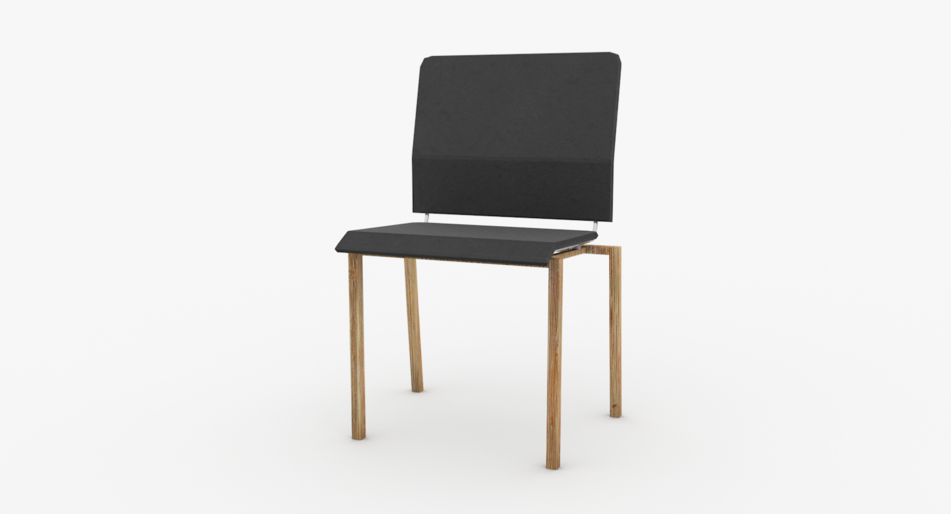 3d model simple chair