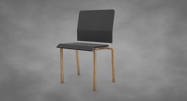 3d model simple chair