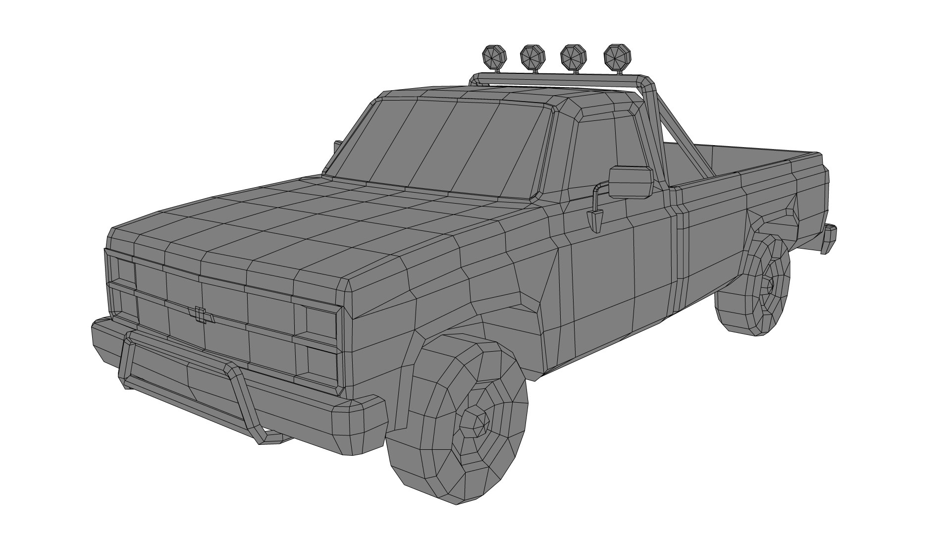 Chevy Truck 3D Model - TurboSquid 1502859