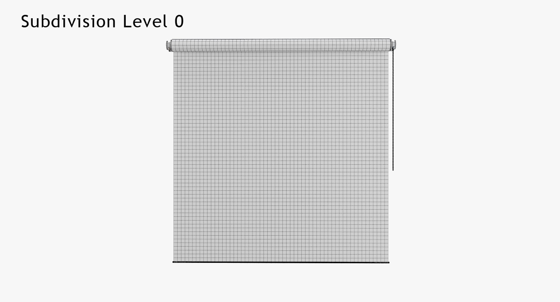 3d Roller Animation Curtain Model