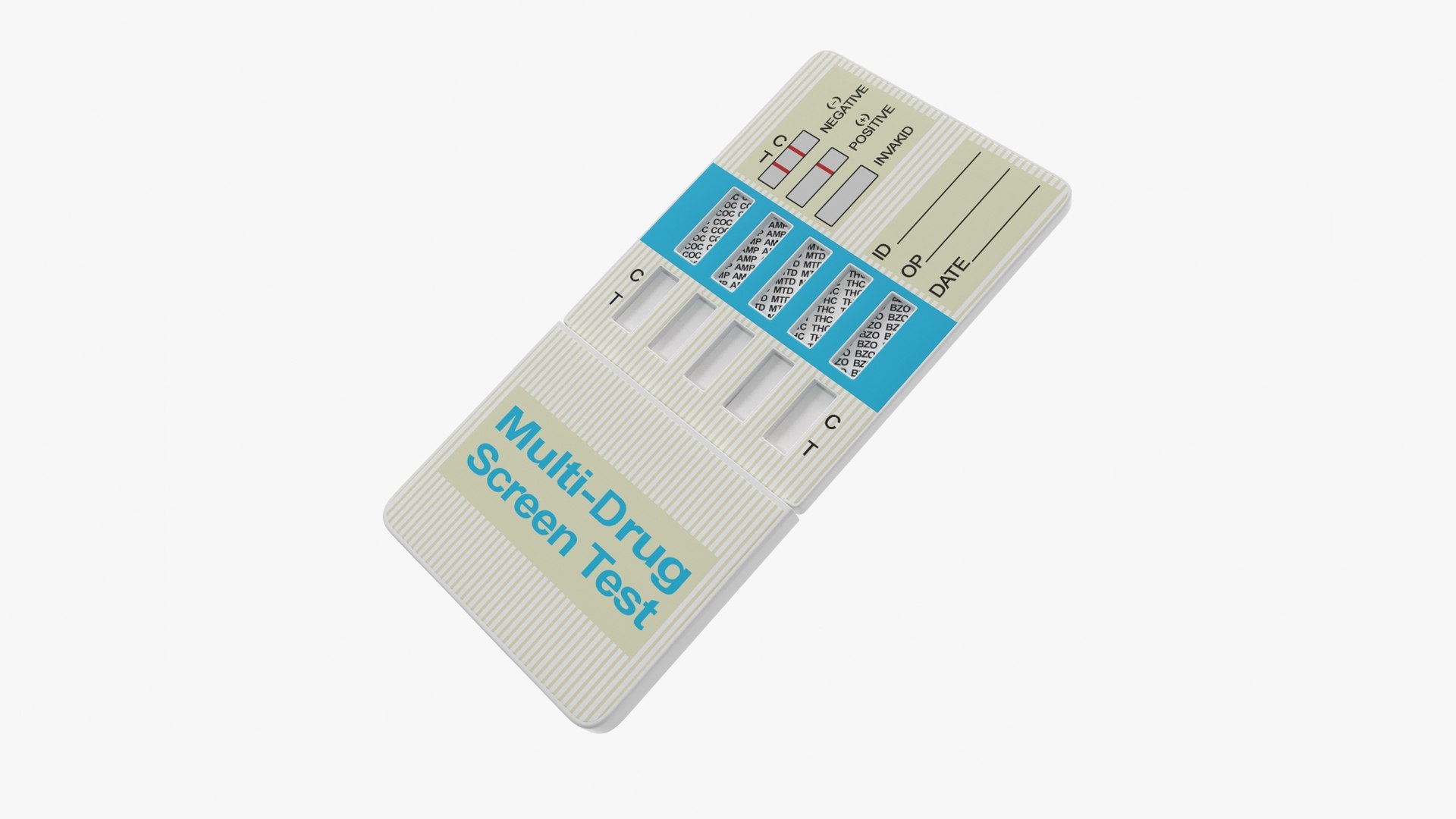 3D Multi-Drug Testing Kit Closed 3D Model - TurboSquid 1964399