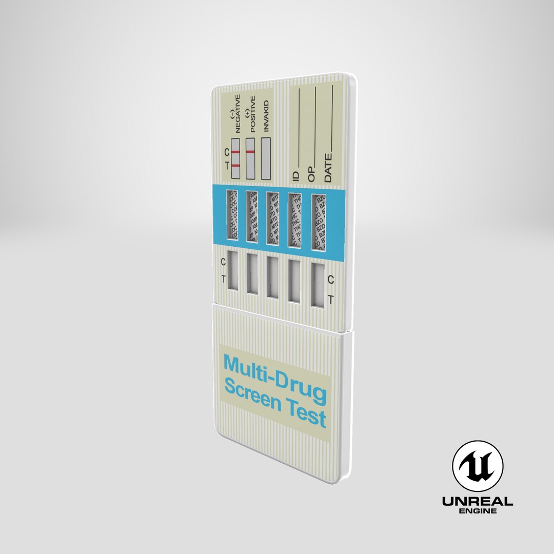 3D Multi-Drug Testing Kit Closed 3D Model - TurboSquid 1964399